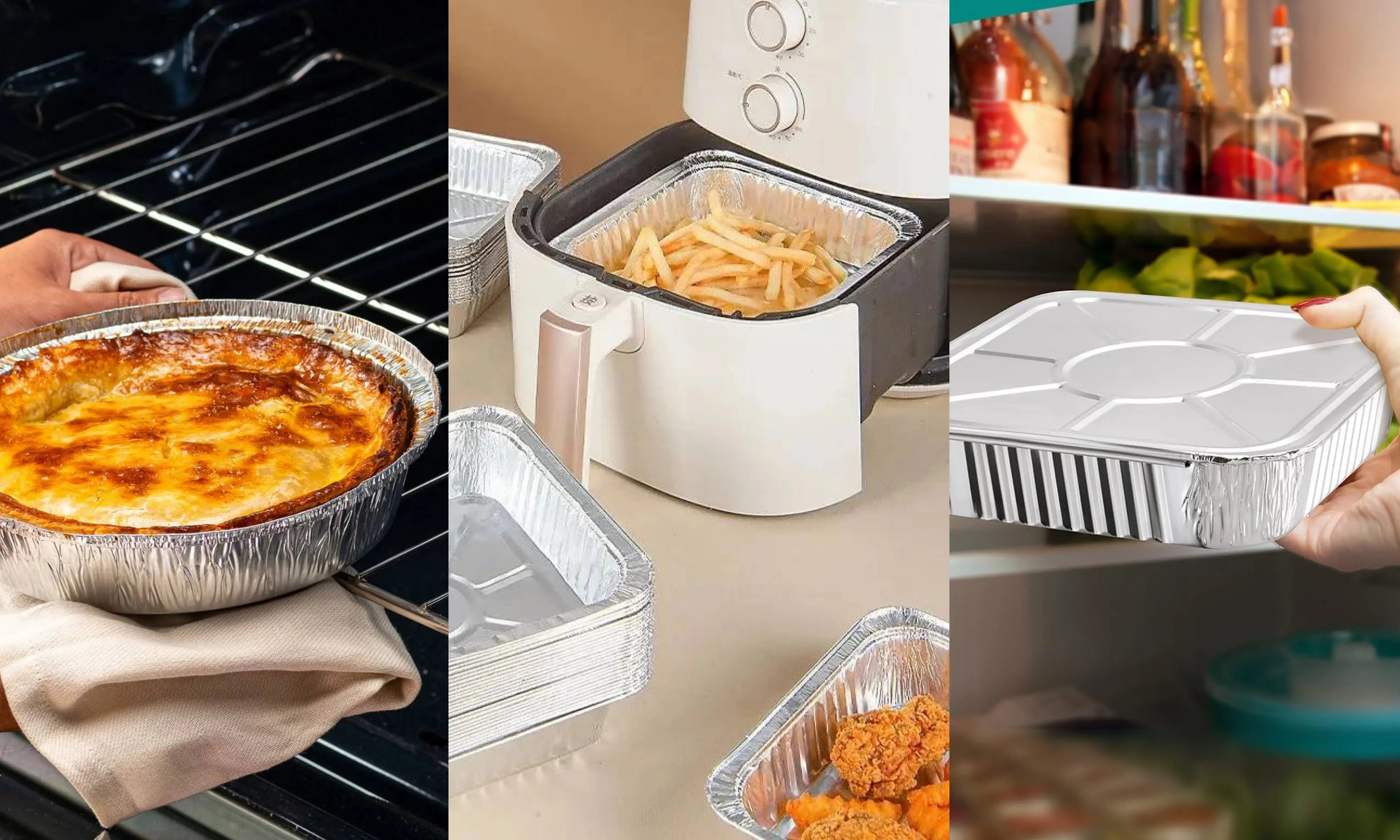 Cooking & Storing with Aluminum Foil Pans – Oven, Air Fryer & Freezer ...