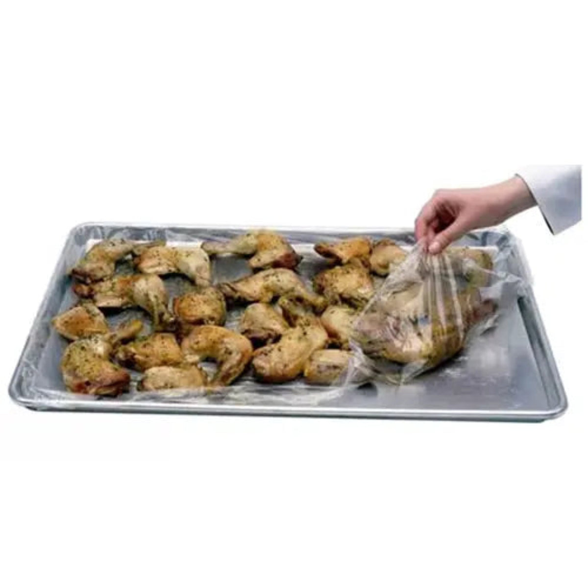 PanSaver® 21 x 29 Eco Full Size Clear Plastic Sheet Pan Liner #45020 ...