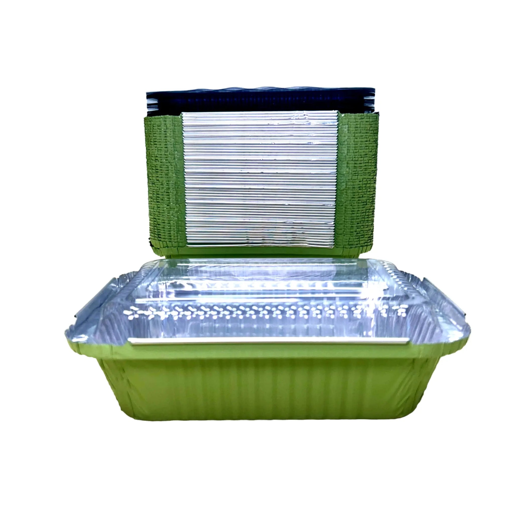 Amazon Overstock 1½ lb. Foil Deep Carryout Pan with Plastic Lid - 50 ...